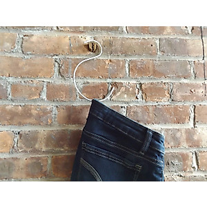 NAHANCO SHKLGBC Jeans Hooks - 7" Satin Chrome - 12 Count