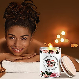 1 Pack Candle Gift for Women Friend You are Awesome Mother's Day Gifts for Her Women Lavender Scented Candles Jar Candles Inspirational Gifts Birthday Gifts for Mother Friend Coworkers