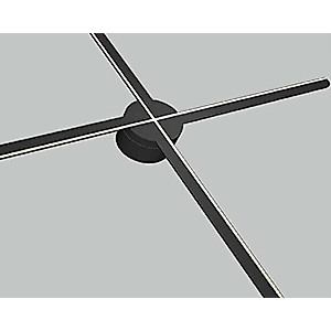 3D Hologram Fan Hologram Projector for Shop, Bar, Party Advertising Display - Resolution 1600 x 720, Display Size 25.6" / 65 cm, AC100~240V, 50W