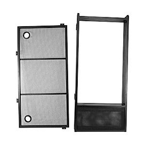 Rockville ROCKBOOTH XL DJ Event Booth Facade w/Built in 24” x 48” Table + Travel Bag + Scrims