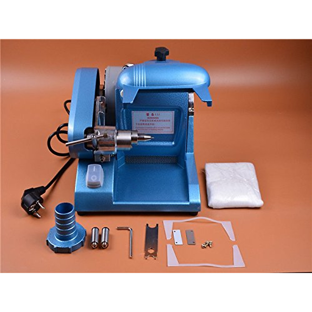 NSKI Dental Lab High Speed 2800RPM Cutting Polishing Lathe Motor Machine Drilling JT-24B CE