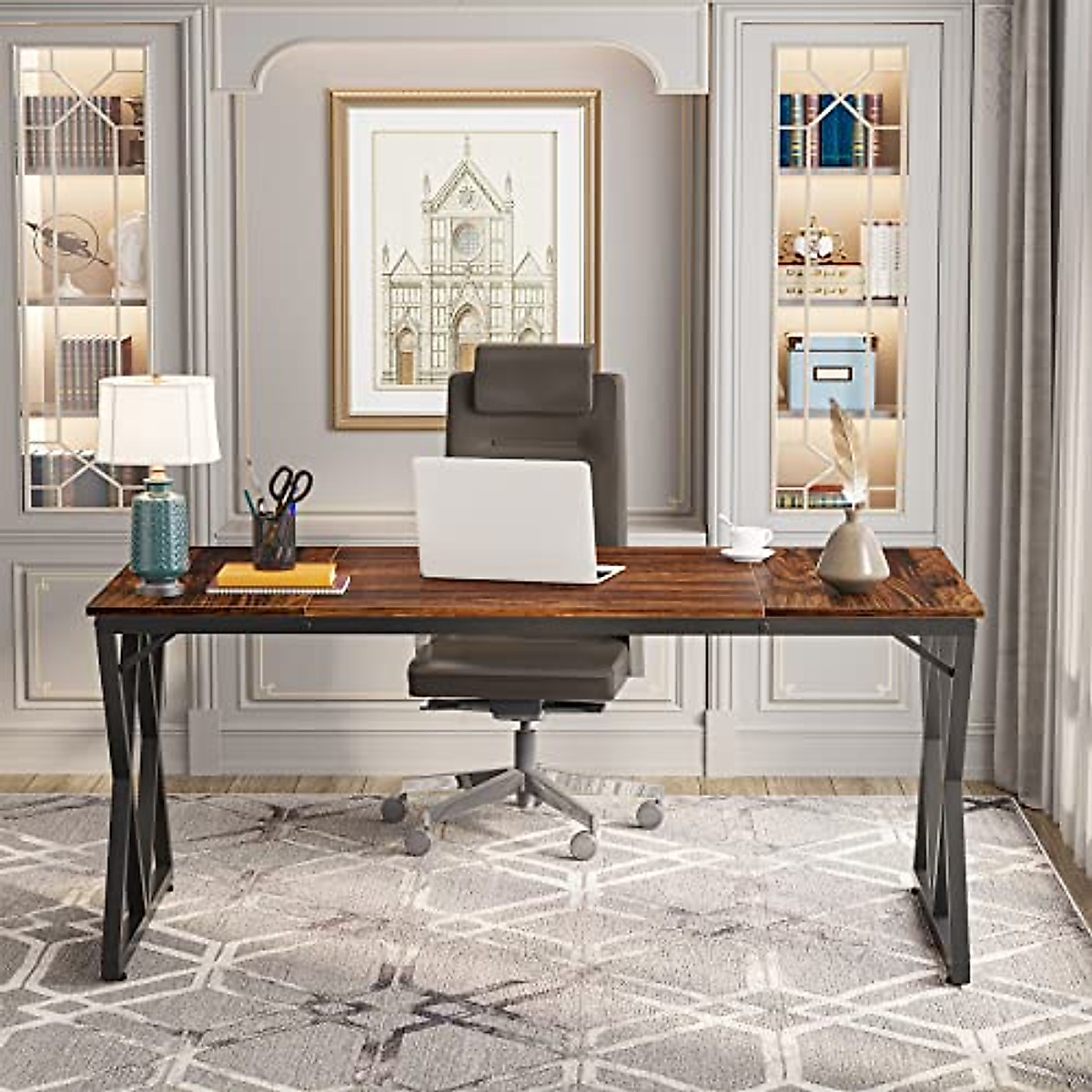 Tribesigns 6FT Conference Table, 70.8Wx 31.5D Inch Meeting Table for Office Conference Room, Modern Rectangular Seminar Training Table Boardroom Desk