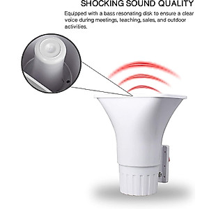 KLLsmDesign Alarm Dual Tone Wired Horn Siren with Bracket,130DB Loud Voice Warning System for Car Truck Home Doorbell Security Anti-Thief Indoor and Outdoor