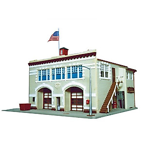 Life-Like Trains HO Scale Building Kits - Fire House