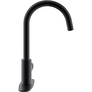 Westbrass KH31B-62 HotMaster 3 in 1 Single Handle Dual Waterway Kitchen Faucet Only, Matte Black