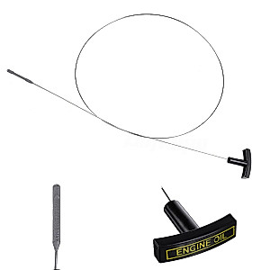 MOCW 3C3Z-6750-AA Engine Oil Dipstick Indicator for 2003 2004 2005 2006 FORD F250 F-350 F-450 F-550 Excursion Super Duty 6.0L V8 Diesel Powerstroke Fluid Level Indicator Dip Stick OE# 3C3Z6750AA