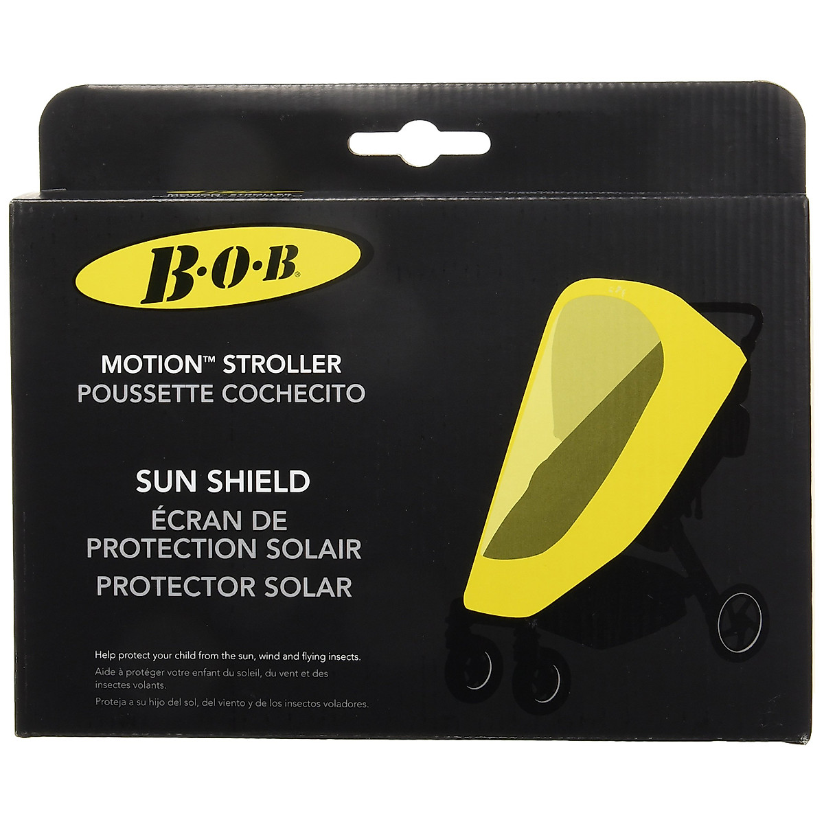 BOB Gear Sun Shield for Motion Strollers, Grey