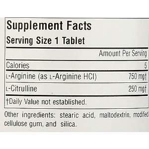 L Arginine L Citrulline Complex Source Naturals, Inc. 60 Tabs