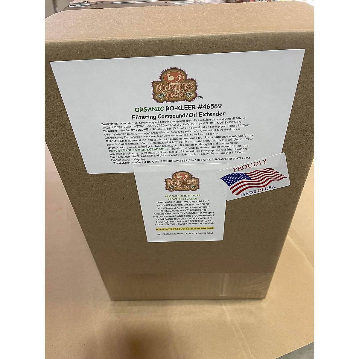 FRY POWDER FRYER FILTER FRYPOWDER Ro-Clear Organic FRYPOWDER Fryer Filter Powder Compound Oil Extender and Filtering Compound All in ONE Multi-USE Biodegradable Product