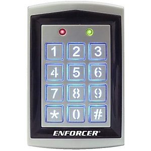 SK-1323-SPQ Seco-Larm Sealed Housing Weatherproof Digital Access Keypad w/Built-in Proximity Reader