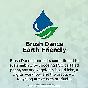 Big Ambitions | 2023 6.9 x 9.8 Inch Weekly Karma Planner | Thicker and Bigger than Average Planner | Brush Dance | Artwork Motivation Inspiration