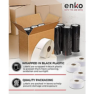 enKo (24 Rolls, 12000 Labels) Address & Shipping Labels 30336 (1" x 2-1/8) Compatible for Dymo LabelWriter
