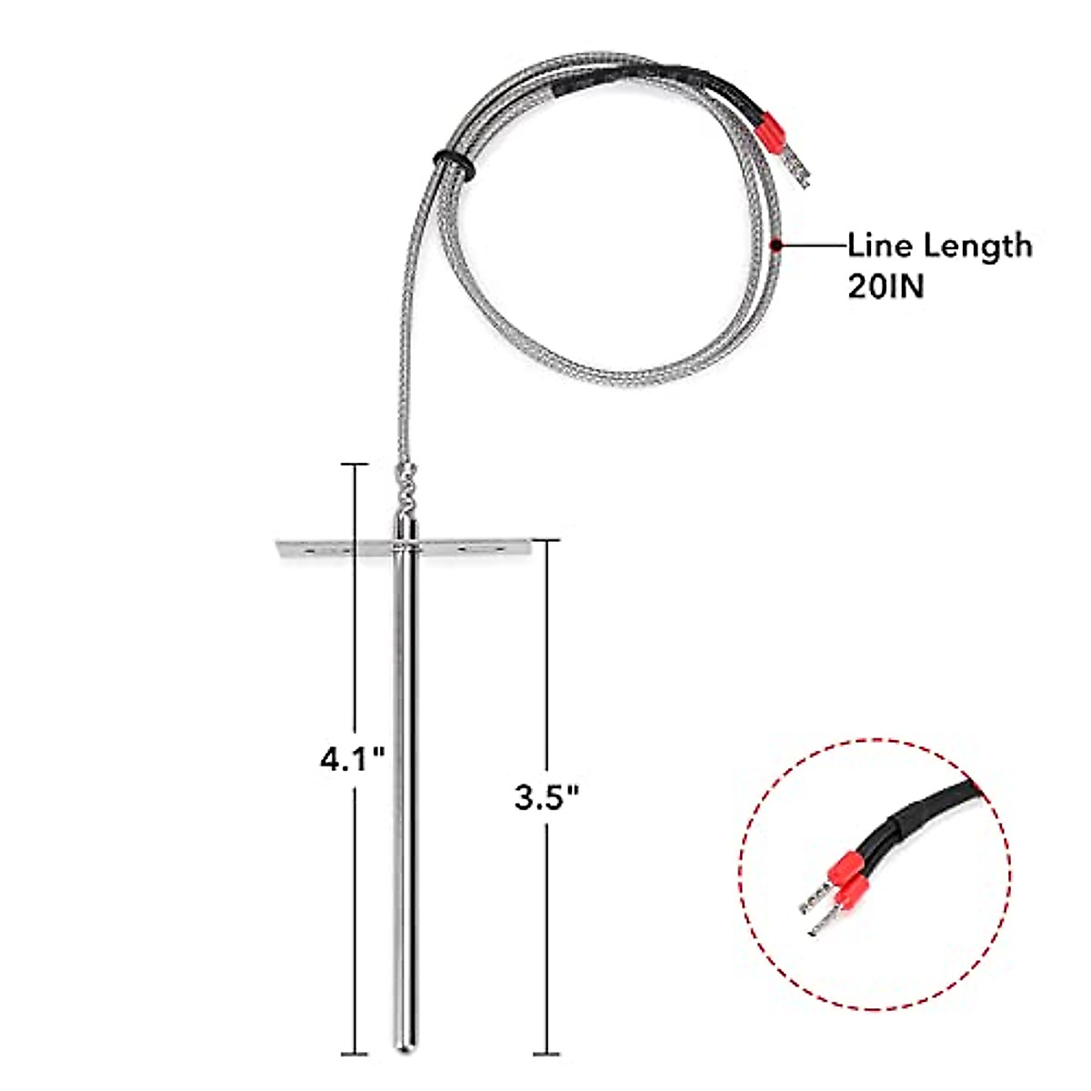 Stanbroil RTD Temperature Probe Sensor Replacement for All Pit Boss 700 and 820 Series Wood Pellet Grills