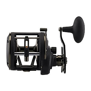 PENN Squall II Level Wind Conventional Fishing Reel, Black Gold, 30LWLH