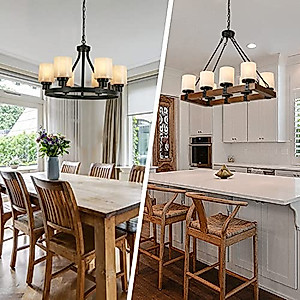 HGHYjrxfkl 4 Pack Alabaster White Glass Lamp Shades, Cylinder Glass Lamp Shades Replacement with 1-5/8-inch Fitter Opening for Pendant light, Desk lamp,Wall Sconces and Bathroom Vanity lights.