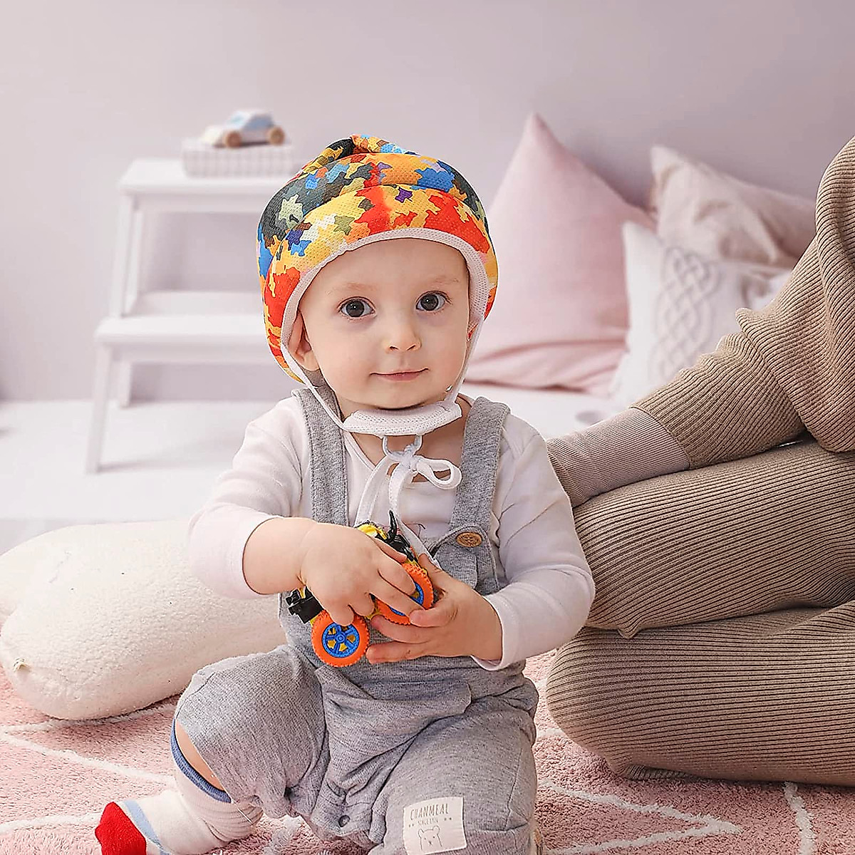 Baby Safety Support Helmet Toddler Adjustable Head Protector Hat Infant Breathable Bumper Headguard Cap for 6 Month to 8 Year