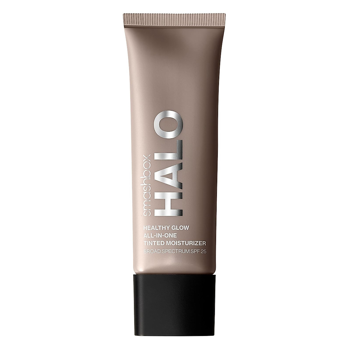 Smashbox Halo Healthy Glow All-In-One Tinted Moisturizer SPF 25 | Light to Medium Coverage| Hyaluronic Acid, Oil free + Anti Humidity, 0.4 Fl Oz, Tan Dark