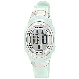 Armitron Sport Women's Digital Chronograph Resin Strap Watch, 45/7034