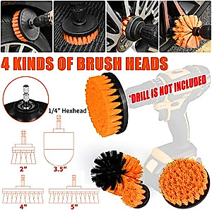 Viewsun 21PCS Car Cleaning Kit, Car Interior Detailing Kit with High Power Handheld Vacuum, Auto Detailing Drill Brush Set, Cleaning Gel, Complete Car Wash Kit Supplies for Deep Cleaning