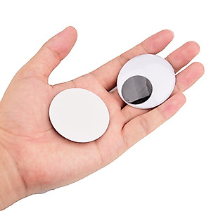 Sunmns 2 Inch Wiggle Eyes with Self Adhesive, 12 Pack