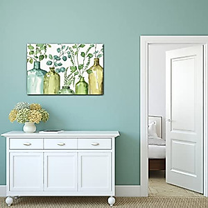 Artmaple Paint by Number for Adults Beginner Kids, Ideal Gift Choice for Birthday,Anniversary or Any Festival. DIY Acrylic for Decor Canvas Roll (16x24, Plants in Glass Bottles)