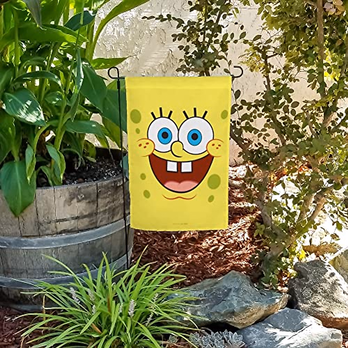 SpongeBob Goofy Smile Garden Yard Flag | Graphics & More
