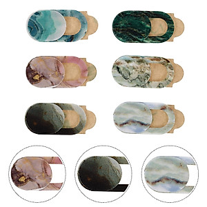 Hemobllo Webcam Cover - 6 Pcs Marble Laptop Camera Cover Slide Camera Blocker Web Cam Cover Sliders for Computer Cell Phone PC Tablet Notebook