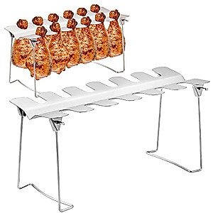 Chicken Leg Wing Rack for Smoker Grill Accessories,Drumstick Holder for Pit Boss Smoking Accessories