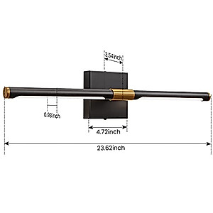 Bathroom Vanity Light Fixtures Over Mirror 24 inch LED Vanity Lights 4000K Morden Wall Sconce Picture Lights for Paintings