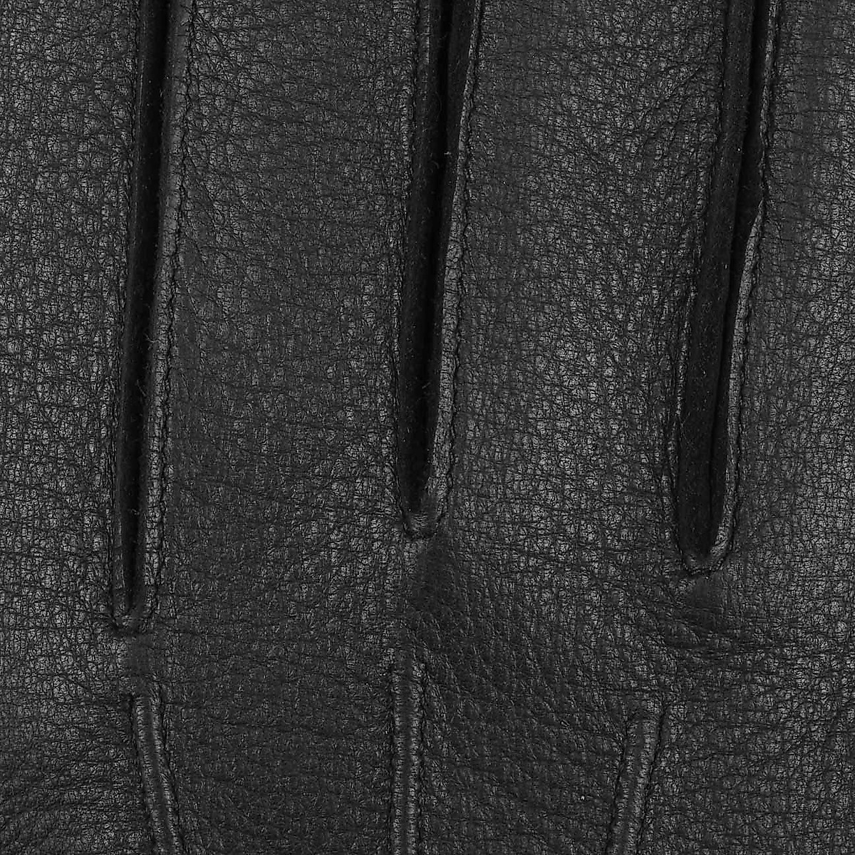 Stetson Deer Cashmere Leather Gloves Men black 10