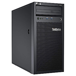 Lenovo ThinkSystem ST50 Tower Server Bundle Including Windows Server 2019, Intel Xeon 3.4GHz CPU, 64GB DDR4 2666MHz RAM, 12TB HDD Storage, JBOD RAID
