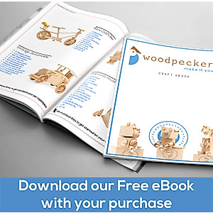 Unfinished Wood Nesting Trays, Set of 6 Wooden Crafting Trays, for Serving, Organizing, DIY Décor, and Play Tray, by Woodpeckers