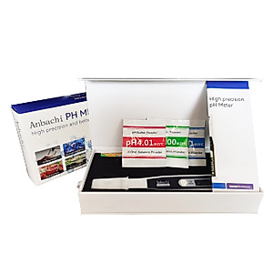 PH Meter acidometer ph Tester high Precision pH Temperature 2in1