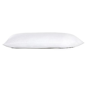 I AM A Huggable Body Pillow (54" x 20") - Hypoallergenic/Firm Support/Full Body Support/100% Cotton/White, (96563)