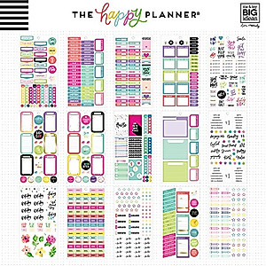 me & my BIG ideas Sticker Value Pack for Classic Planner - The Happy Planner Scrapbooking Supplies - Student Theme - Multi-Color - Great for Projects & Albums - 30 Sheets, 1302 Stickers Total