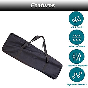 MJFUNTXY BBQ Tool Storage Bag, Grill Utensil Storage Bag Oxford Grilling Bags for Outdoor Grilling Waterproof Foldable Cooking Tools Bag Carry Bag for Camping Car Trip Outdoor Camping