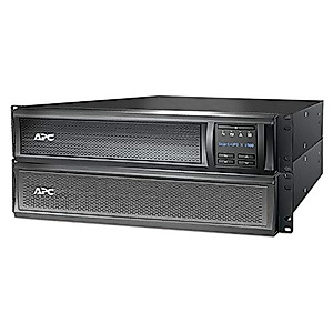 APC Network UPS, 1500VA Smart-UPS Sine Wave UPS with Extended Run Option, SMX1500RM2UC, 2U Rackmount/Tower Convertible, Line-Interactive, 120V