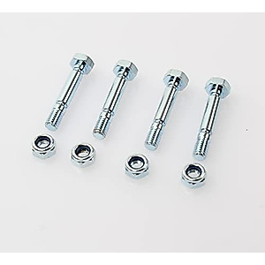 TNITRIB 303160355P / 303160355 for Powersmart Snow Blower Shear Pins Set Four Shear Pins and Nuts