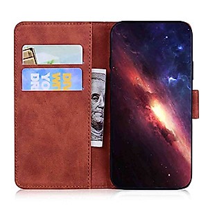 SHOYAO Phone Cover Wallet Folio Case for Sony Xperia 1 III, Premium PU Leather Slim Fit Cover for Xperia 1 III, Horizontal Viewing Stand, Perfect Match, Brown