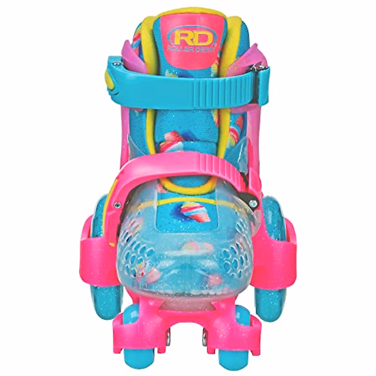 Roller Derby Fun Roll Adjustable Roller Skates for Beginners, Boys & Girls