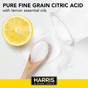 Harris Citric Acid Dishwasher Booster and Multipurpose Cleaner, 14oz, Cleans 84 Dishwasher Loads, with Scoop Included