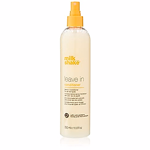 milk_shake Leave-In Conditioner Spray Detangler for Natural Hair - Protects Color Treated Hair and Hydrates Dry Hair - Leave In Conditioner For Soft and Shiny Straight or Curly Hair, 11.8 Fl Oz
