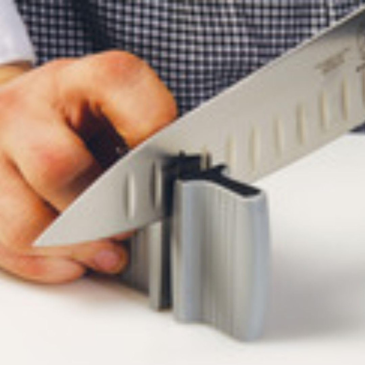 Mercer Culinary Keychain Dual Sharpener, Plastic, Gray 2-Inch