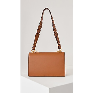 Tory Burch Women's Miller Flap Shoulder Bag, Light Umber, Tan, One Size