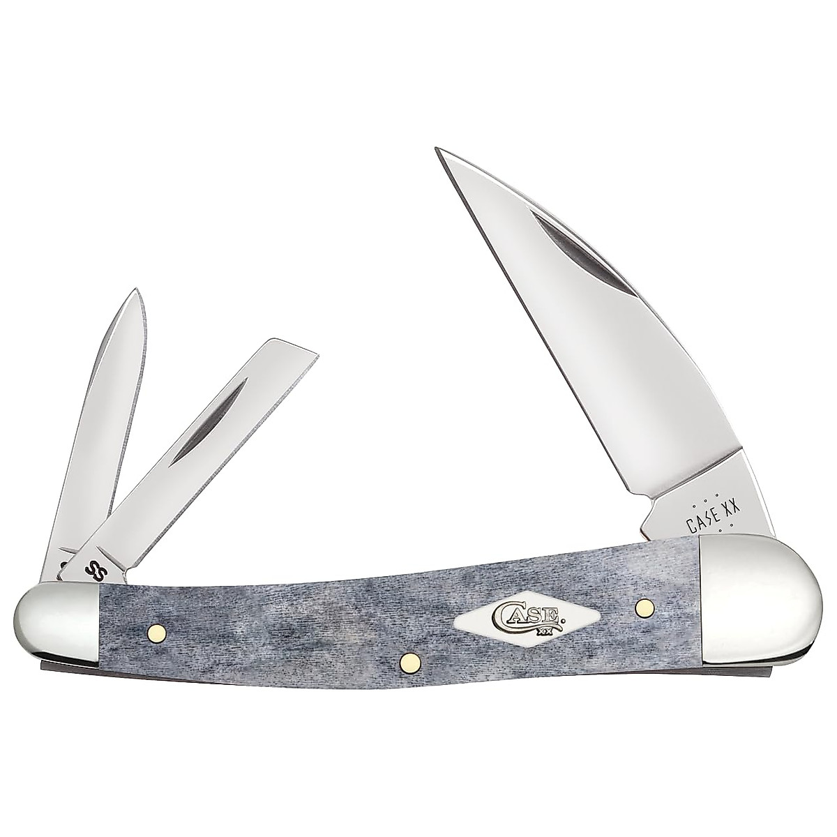 Case XX Knives Seahorse Whittler 34207 Gray Bone Stainless Steel Pocket Knife