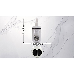 T & T Hardware Replacement Pressure Balance Cartridge for Valley Single Handle Shower V4268, White