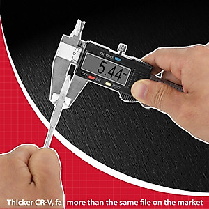 P.I.T. Metal File Set, 2Pcs Needle Files Set & Mouldline Remover, Miniature and Model Files Hand Tools, Diamond File for Model, Plastic, Metal, Wood, Jewelry Tools, DIY, Hobby