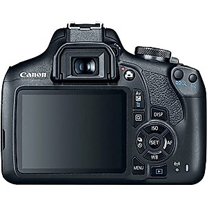 Camera Bundle for Canon Rebel T7 with EF-S 18-55 mm f/3.5-5.6 is II and EF 75-300mm f/4-5.6 III Lens + Accessories Bundle (128GB, 50in Tripod, Extra Battery, and More)