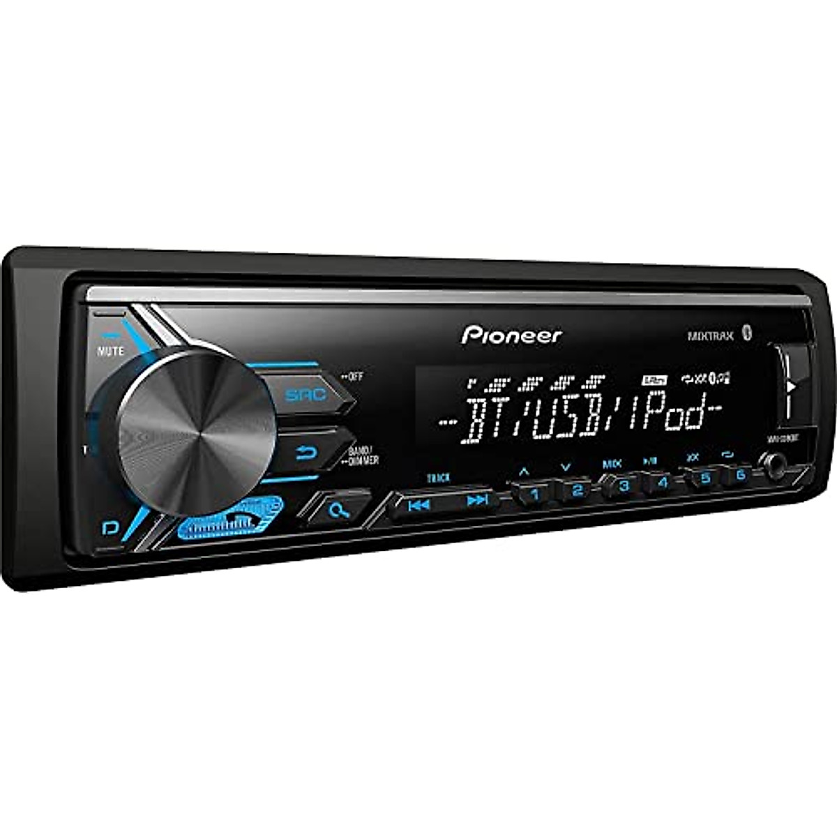 Pioneer MVH-X390BT Digital Media Receiver with Pioneer ARC app, MIXTRAX, Built-in Bluetooth and USB Direct Control for iPod/iPhone and Android Phones & zonoz 3 in 1 Multi USB Charging Cable (Bundle)