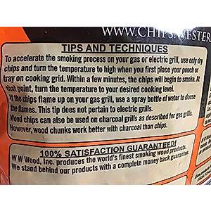 Western BBQ Smoking Wood Chips Variety Pack Bundle (4) Apple, Hickory, Mesquite and Pecan Flavors